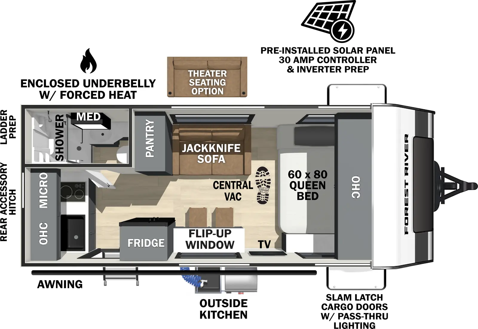 Ibex Floorplans - Forest River RV